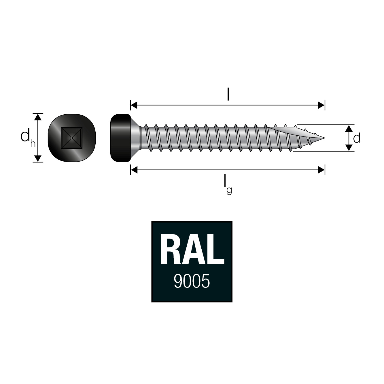 Window Sill Screw Stainless A4 - VBS | Simpson Strong-Tie