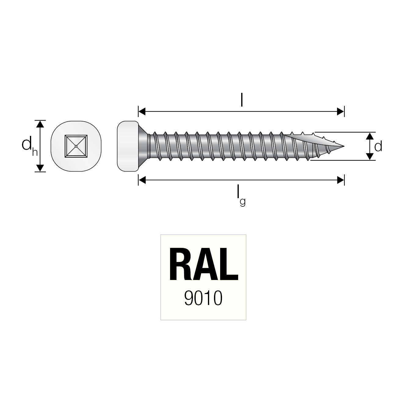 Window Sill Screw Stainless A4 - VBS | Simpson Strong-Tie